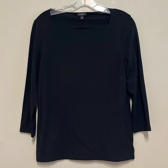 Talbots | Tops | Talbots Long Sleeve Black Tshirt | Poshmark